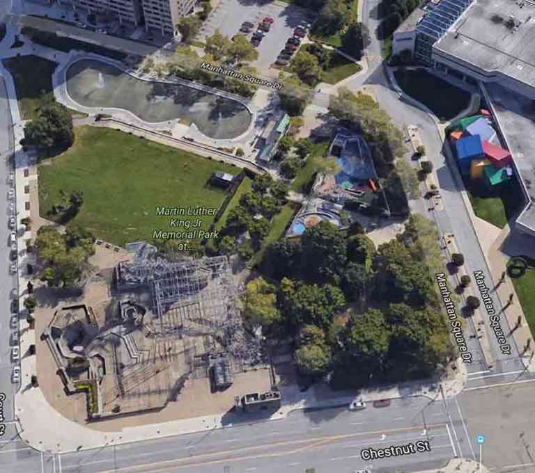 Dr. Martin Luther King Jr. Memorial Park at Manhattan Square - Day ...
